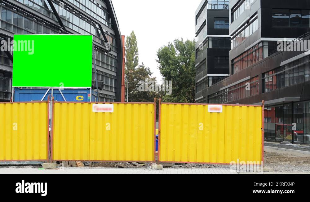 construction site - construction of new buildings - billboard - green ... construction site - construction of new buildings - billboard - green ...