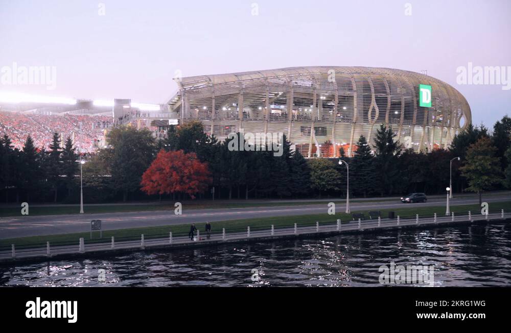 The Ottawa Red Blacks Play A Home Night Game At The New TD Place ...