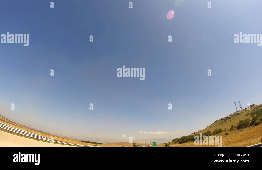 driving on highway/interstate, exit sign of the city of nashville ...