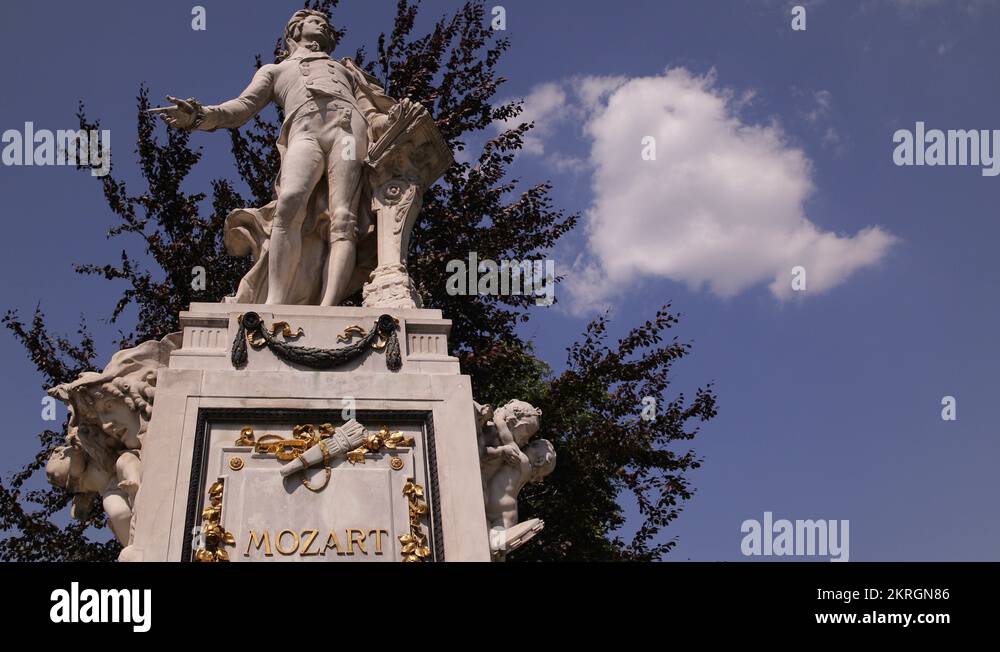 Mozart memorial statue Stock Videos & Footage - HD and 4K Video Clips ...