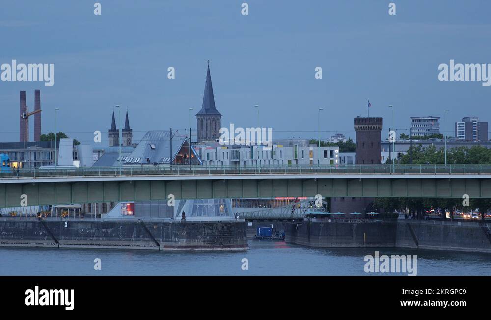 Tramway Crossing Bridge Rush Hour Light Rail System Underground Railway ...