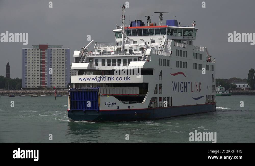 Wightlink isle of wight ferry Stock Videos & Footage - HD and 4K Video ...