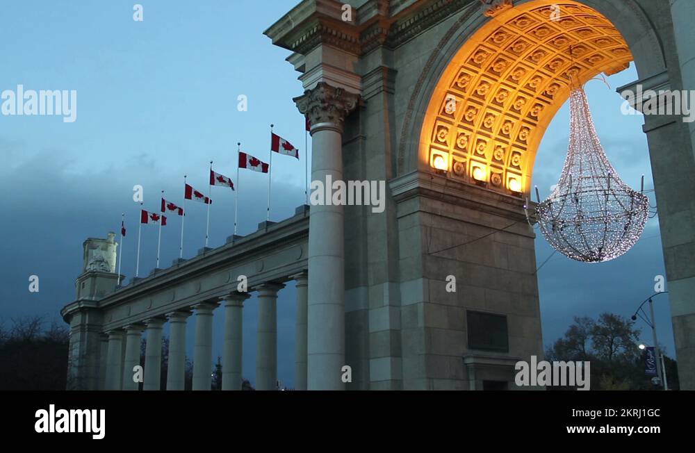 Princes’ Gate a monumental gate at Exhibition Place in Toronto, Canada ...
