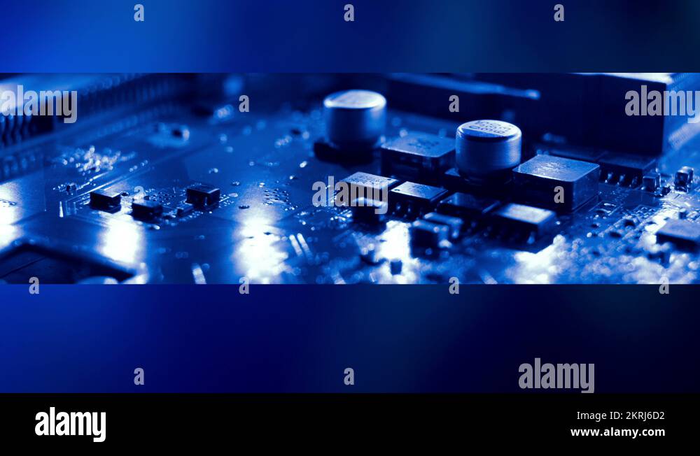 Blue circuit board background computer Stock Videos & Footage - HD and ...