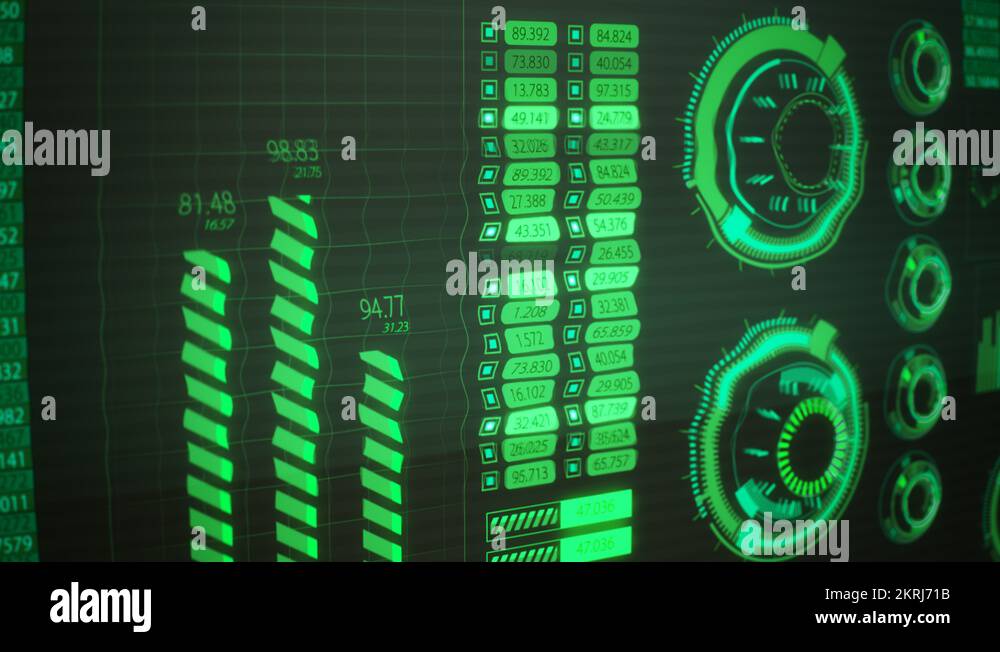 Graphical User Interface, Futuristic Screen GUI Stock Video Footage - Alamy