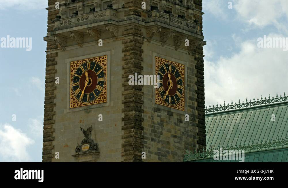 Hamburg clock tower Stock Videos & Footage - HD and 4K Video Clips - Alamy