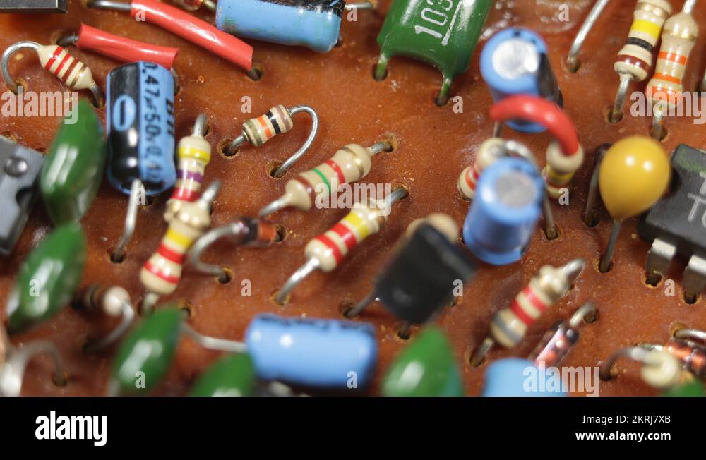 Main Board Electronic Scheme Circuit Connection Radio Components Old ...