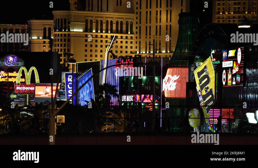 Vegas iconic signs Stock Videos & Footage - HD and 4K Video Clips - Alamy