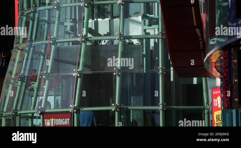 People Shopping Coca Cola Store Bottle Elevator Lift American Famous ...