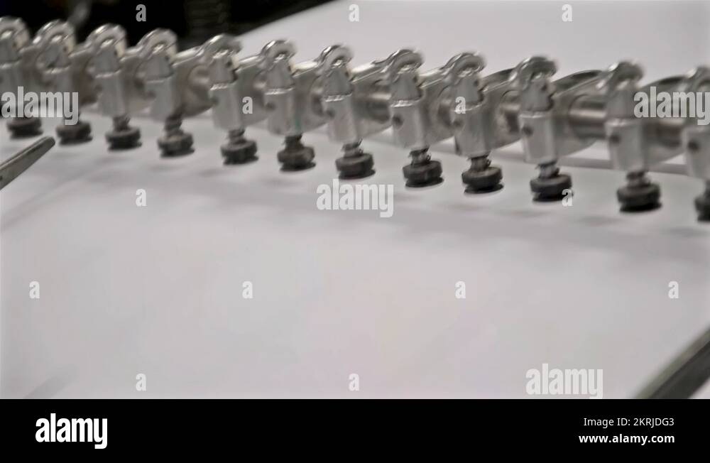 print sheets are loaded in commercial offset printing press machine, hd ...