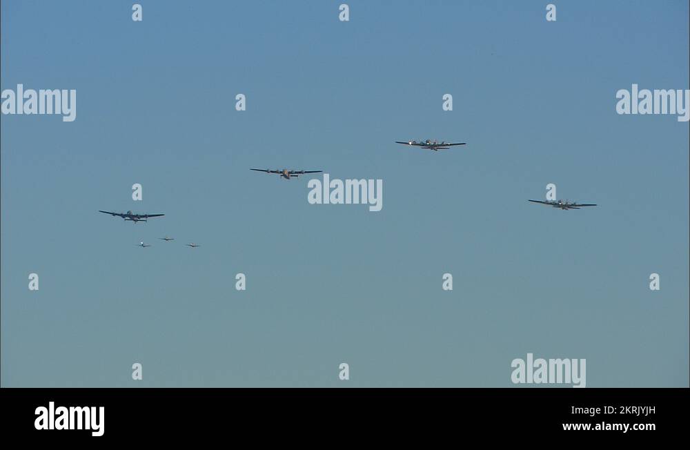 Boeing b 17 bomber formation Stock Videos & Footage - HD and 4K Video ...
