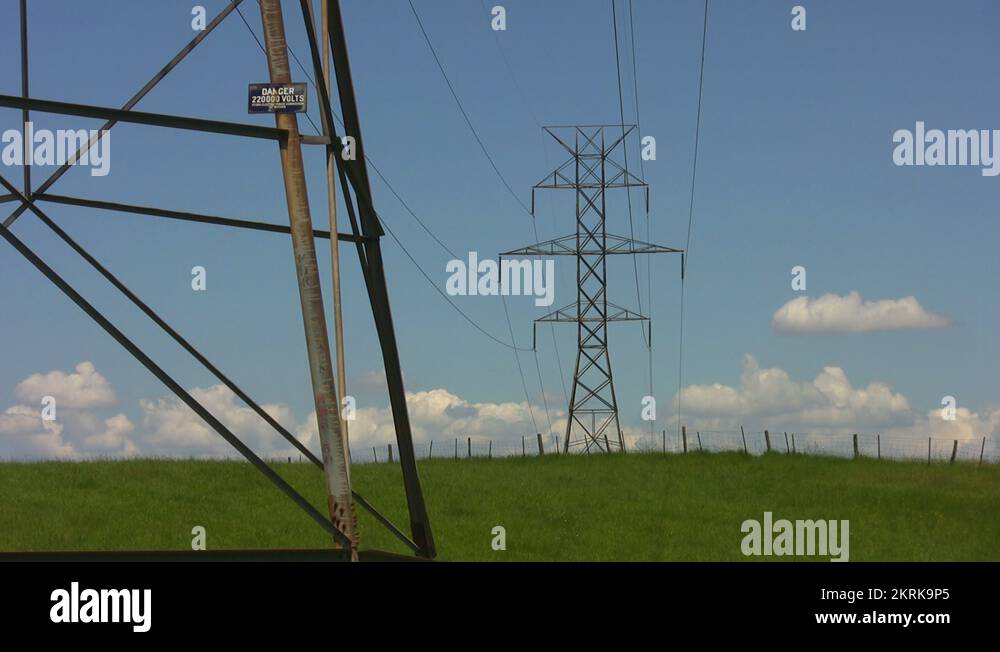 Pylons in the country Stock Videos & Footage - HD and 4K Video Clips ...