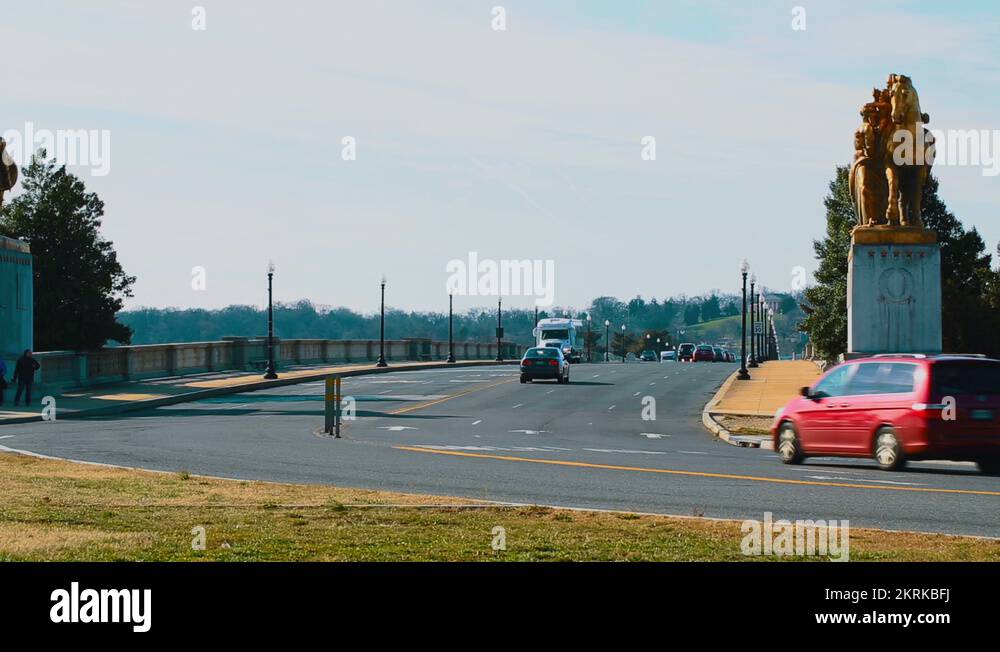 Arlington memorial bridge architecture Stock Videos & Footage - HD and ...