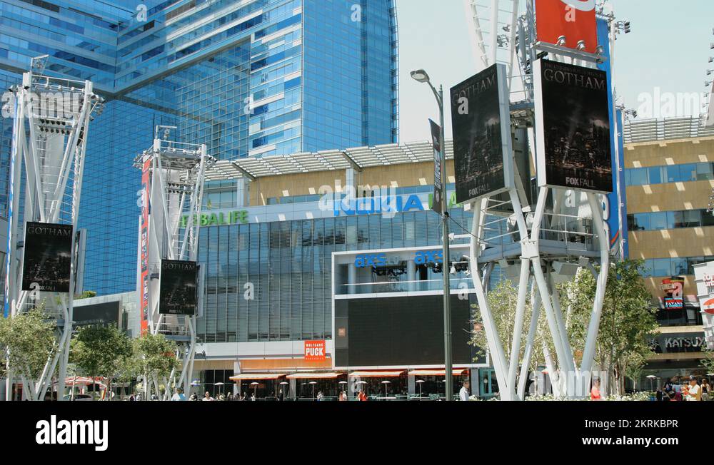 Nokia, now Microsoft Square L.A. Live Center in Los Angeles, California ...