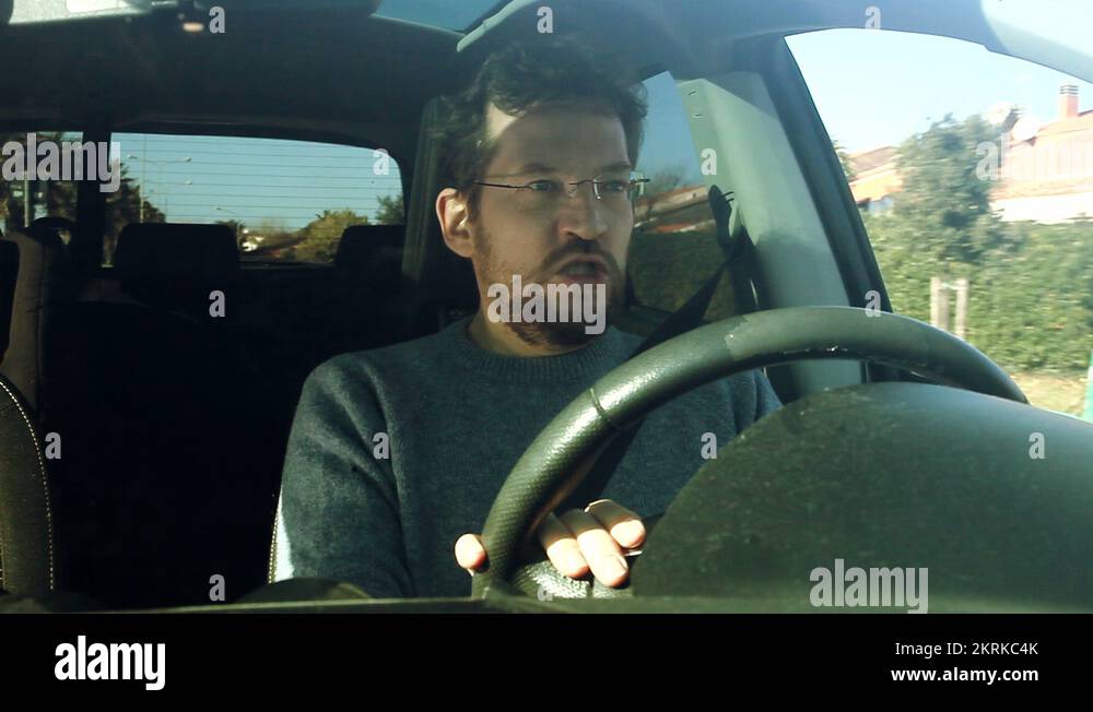Angry man car Stock Videos & Footage - HD and 4K Video Clips - Alamy