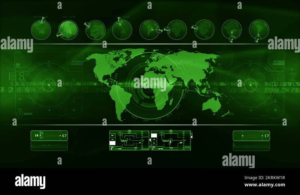 abstract technology background LOOP green Stock Video Footage - Alamy