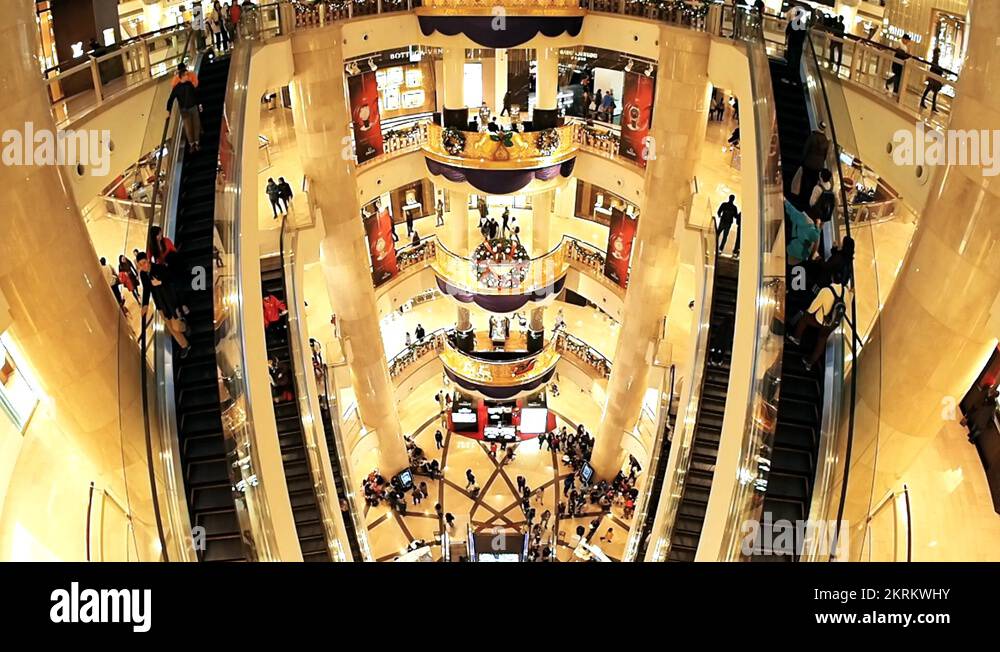 Escalators shopping mall Stock Videos & Footage - HD and 4K Video Clips ...