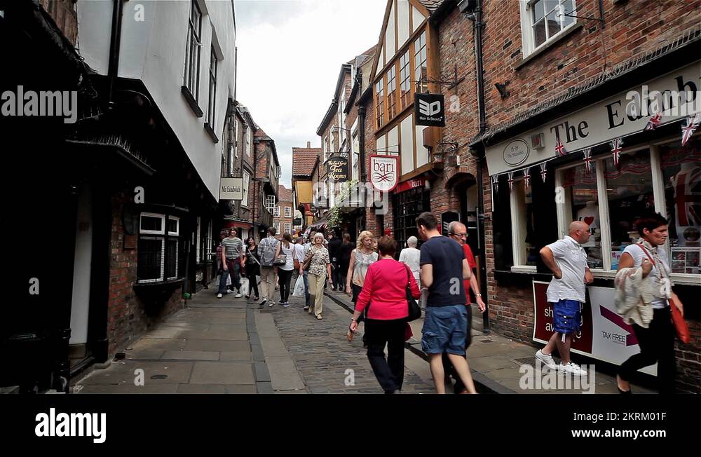 Yorkshire the shambles Stock Videos & Footage - HD and 4K Video Clips ...