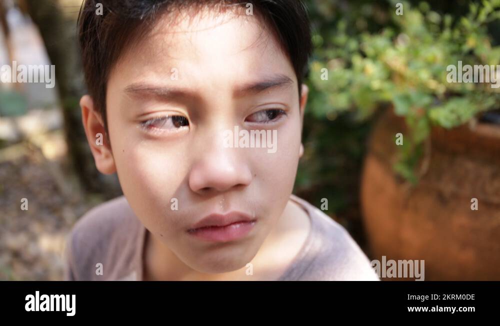 Little Asian child crying Stock Video Footage - Alamy