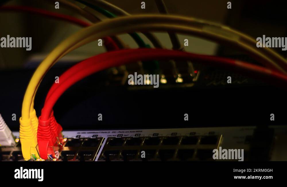 Ethernet switch cables Stock Videos & Footage - HD and 4K Video Clips ...