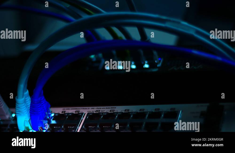Data center cabling Stock Videos & Footage - HD and 4K Video Clips - Alamy