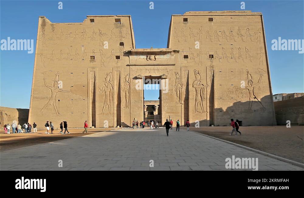 Relief pharaoh horus temple horus Stock Videos & Footage - HD and 4K ...