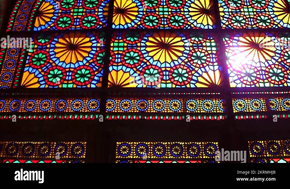 Nasir al-Mulk Mosque, Masjed-e Naseer ol Molk in Shiraz, Iran Stock ...