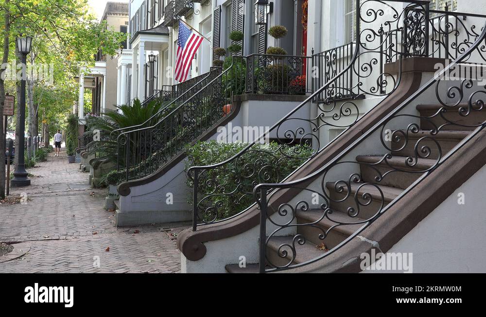 Savannah historic steps Stock Videos & Footage - HD and 4K Video Clips ...