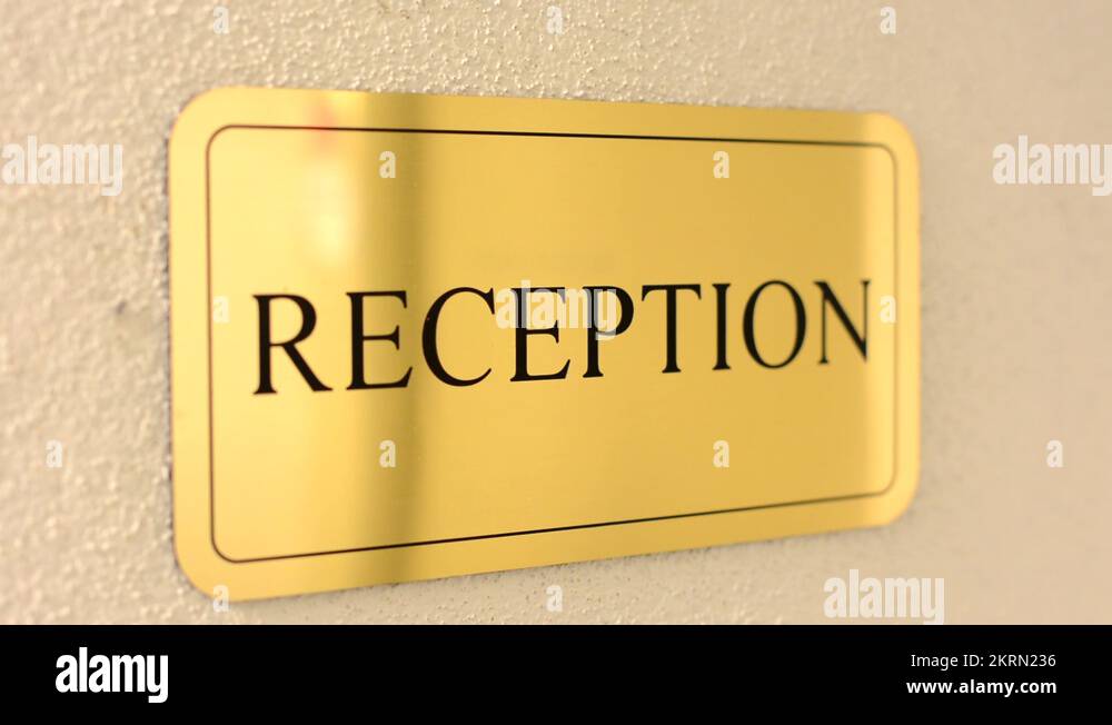 Reception desk hotel sign Stock Videos & Footage - HD and 4K Video ...