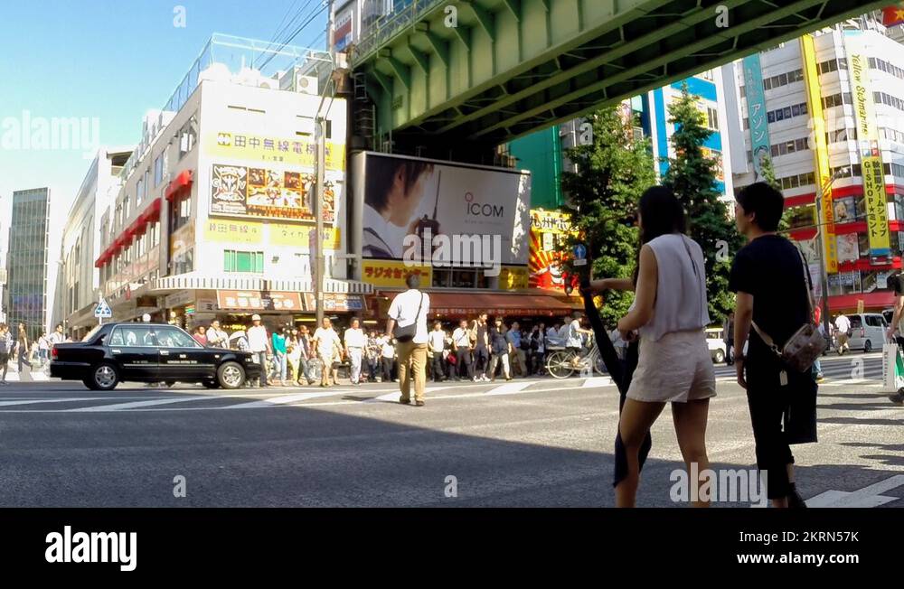 Tokyo people crossing road Stock Videos & Footage - HD and 4K Video ...