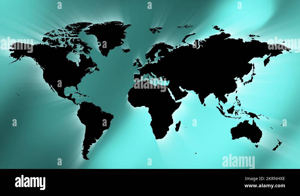 World map green abstract soft background 4k Stock Video Footage - Alamy