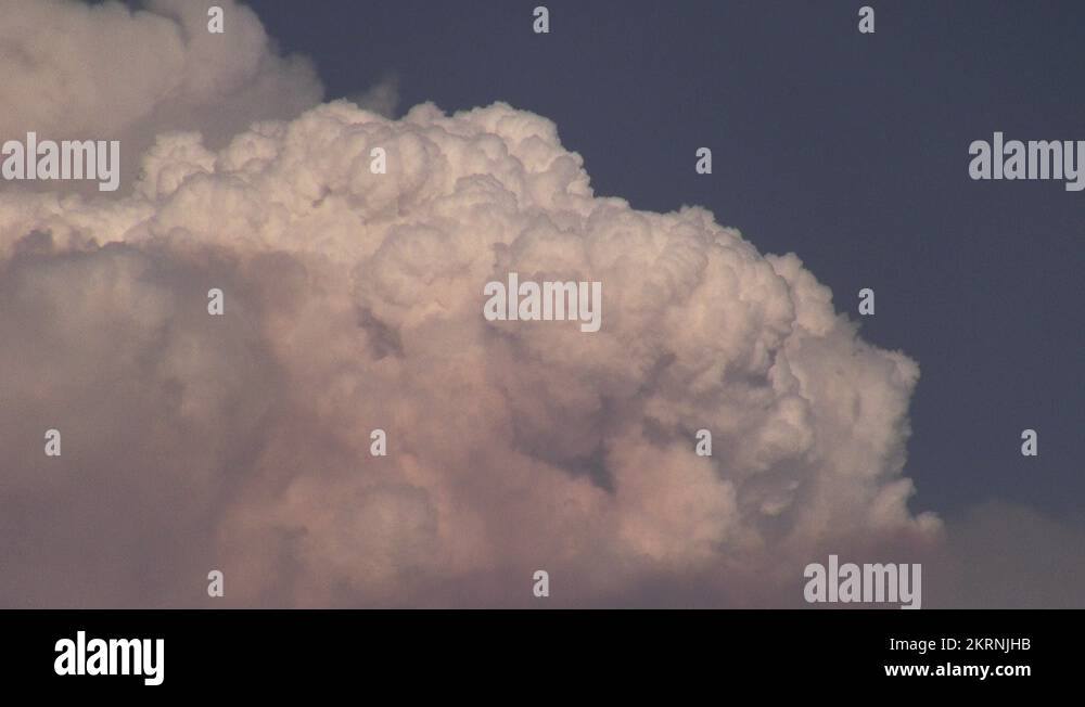 Station Fire realtime zoomed billowing pyro-cumulus clouds HD Stock ...