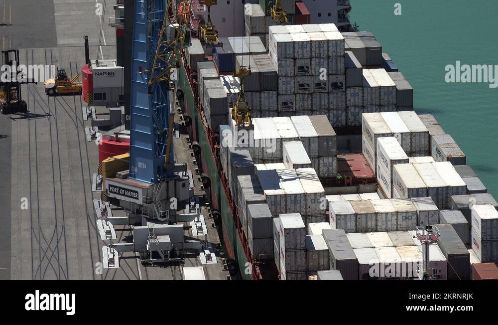 Cargo container being lifted Stock Videos & Footage - HD and 4K Video ...