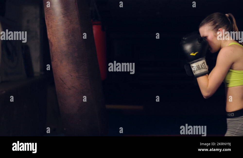 Boxing woman pretty young boxing Stock Videos & Footage - HD and 4K ...