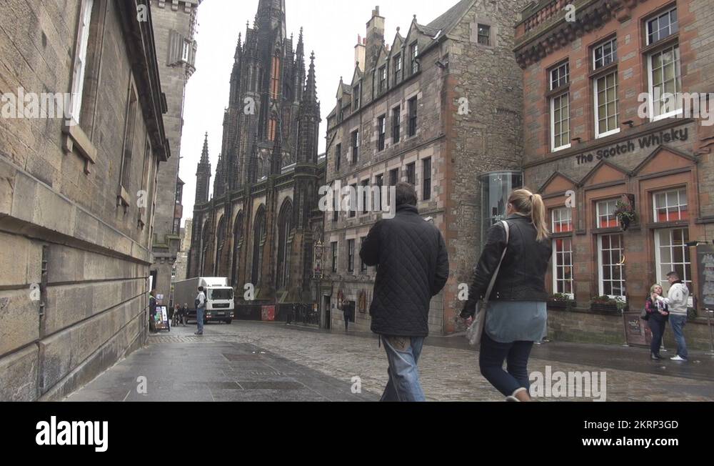 Edinburgh castle people view Stock Videos & Footage - HD and 4K Video ...
