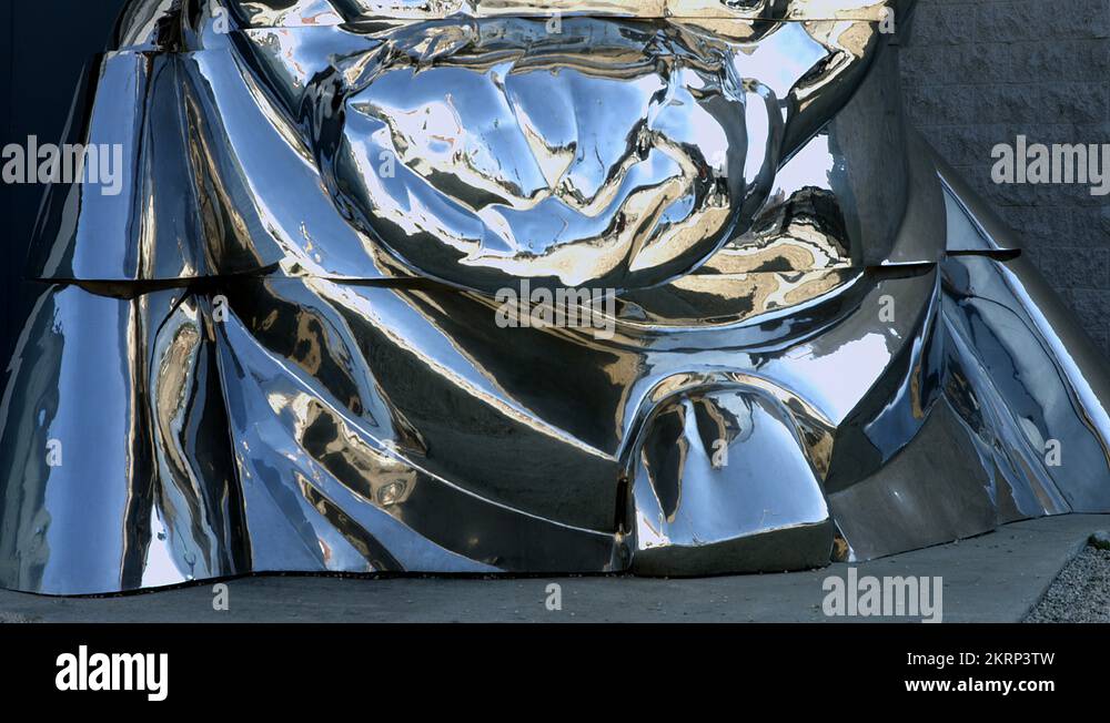 4K, UHD, Vladimir Lenin head statue at Ace Museum in Los Angeles ...