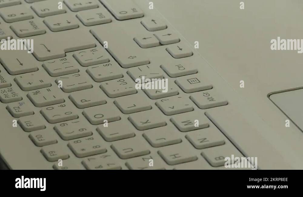 The keyboard of a computer and an envelope Stock Video Footage - Alamy