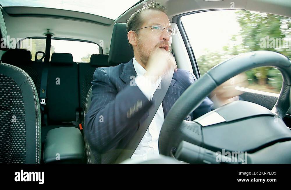 One man singing car driving Stock Videos & Footage - HD and 4K Video ...