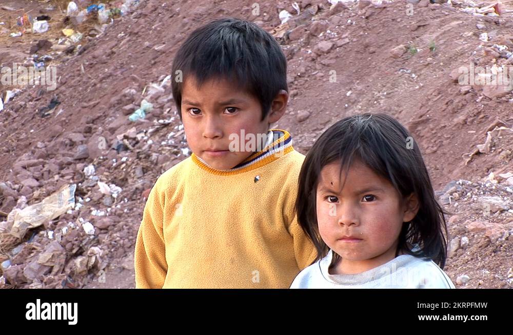 poor children in slums in Peru Stock Video Footage - Alamy