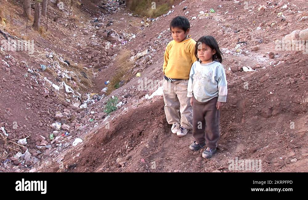 poor children in slums in Peru Stock Video Footage - Alamy