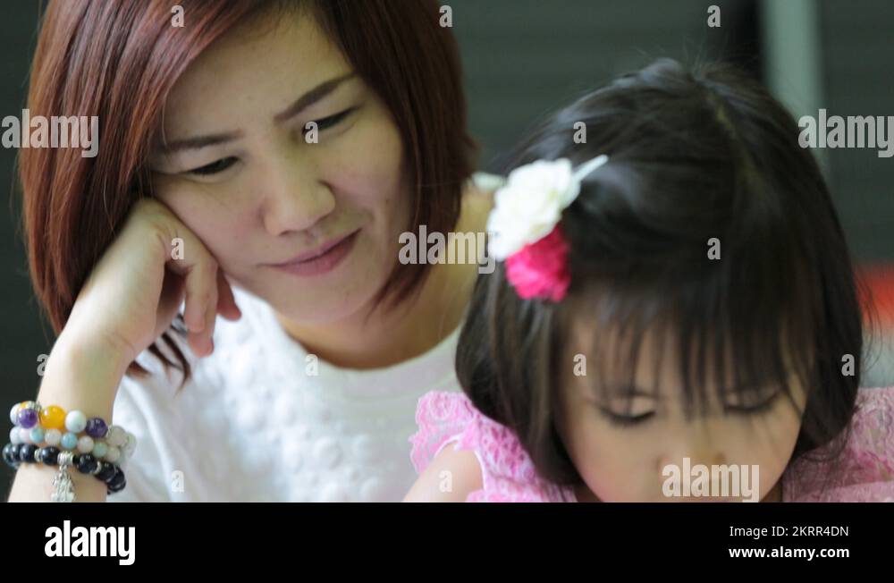 Chinese Girl Doing Homework Table Stock Videos And Footage Hd And 4k