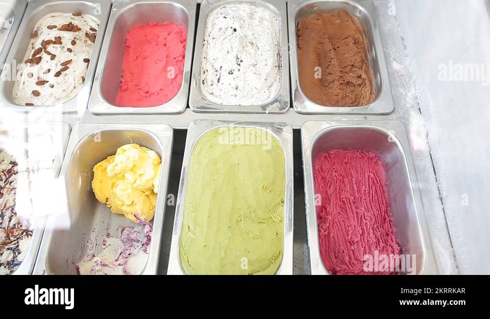 Ice cream varieties Stock Videos & Footage - HD and 4K Video Clips - Alamy