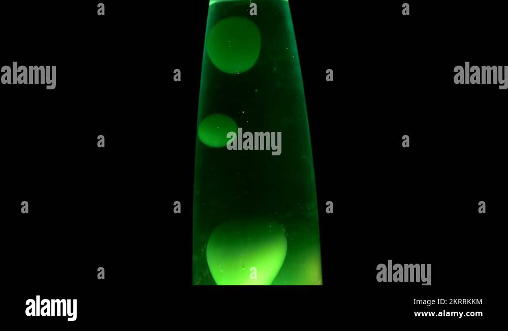4k lava lamp retro vintage green liquid fluid 60s 70s background Stock ...