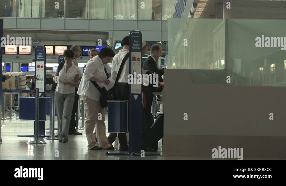 Frankfurt airport check in Stock Videos & Footage - HD and 4K Video ...