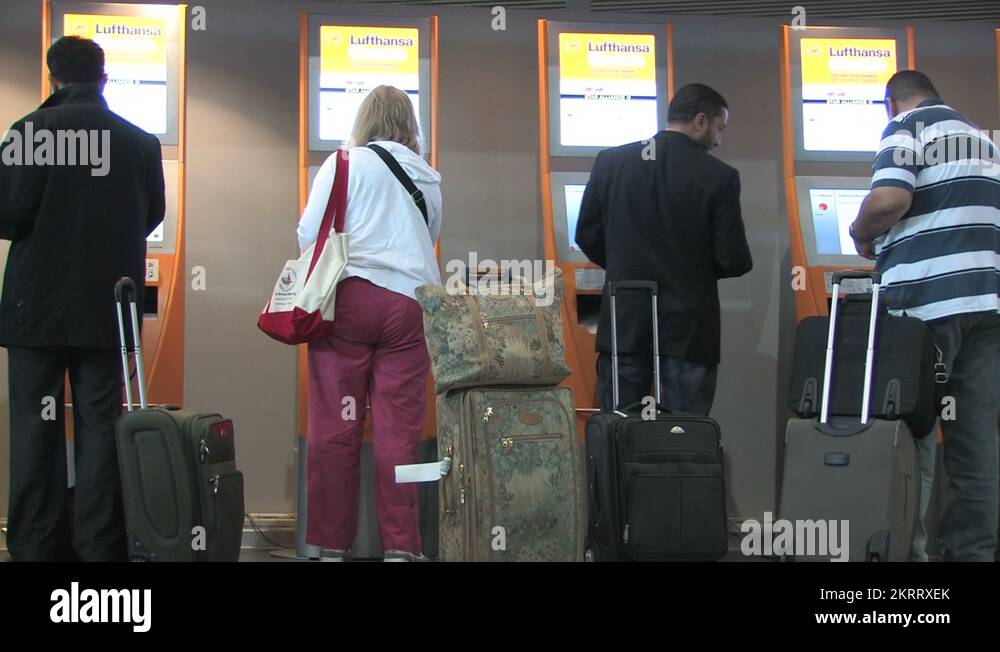 Self check in airport Stock Videos & Footage - HD and 4K Video Clips ...