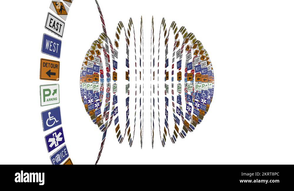 Animated road signs Stock Videos & Footage - HD and 4K Video Clips - Alamy