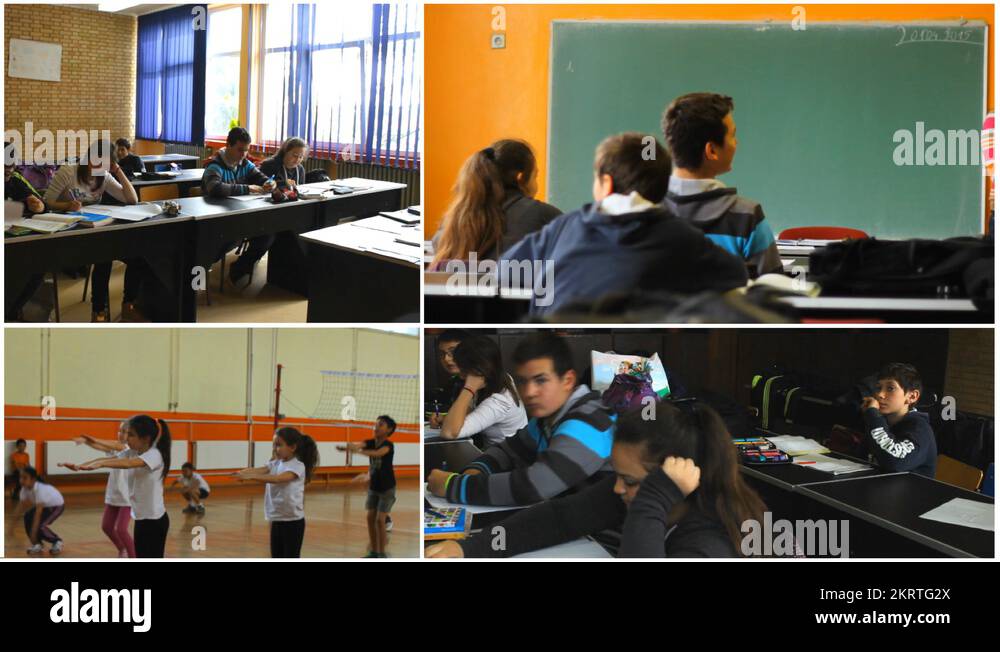 Classmates classroom collage Stock Videos & Footage - HD and 4K Video ...