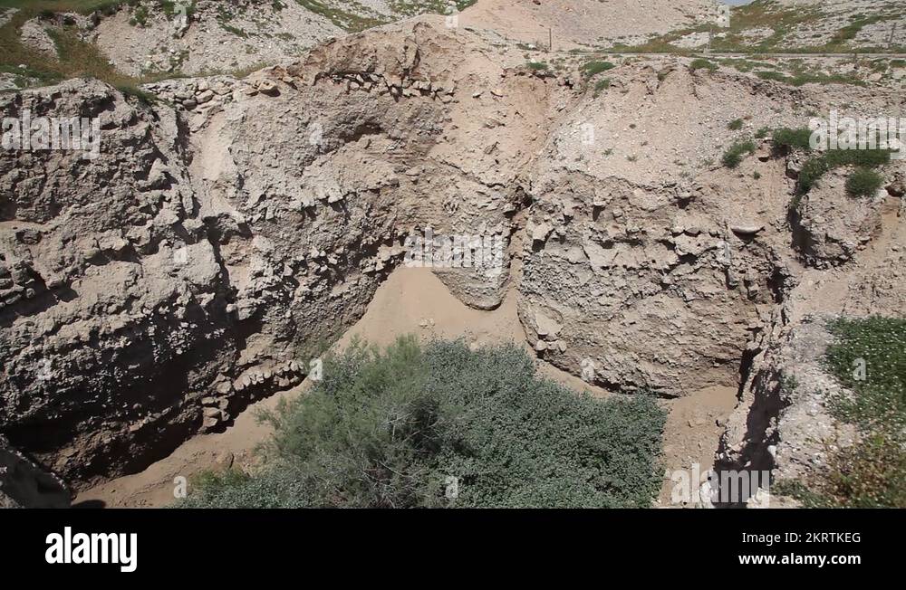Pan Tel of Jericho, Tell es Sultan Stock Video Footage - Alamy