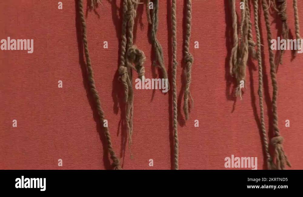 Quipu from Incas Peru Stock Video Footage - Alamy