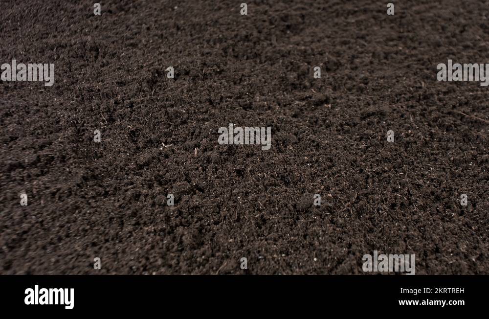 Black soil motion background 4k Stock Video Footage - Alamy
